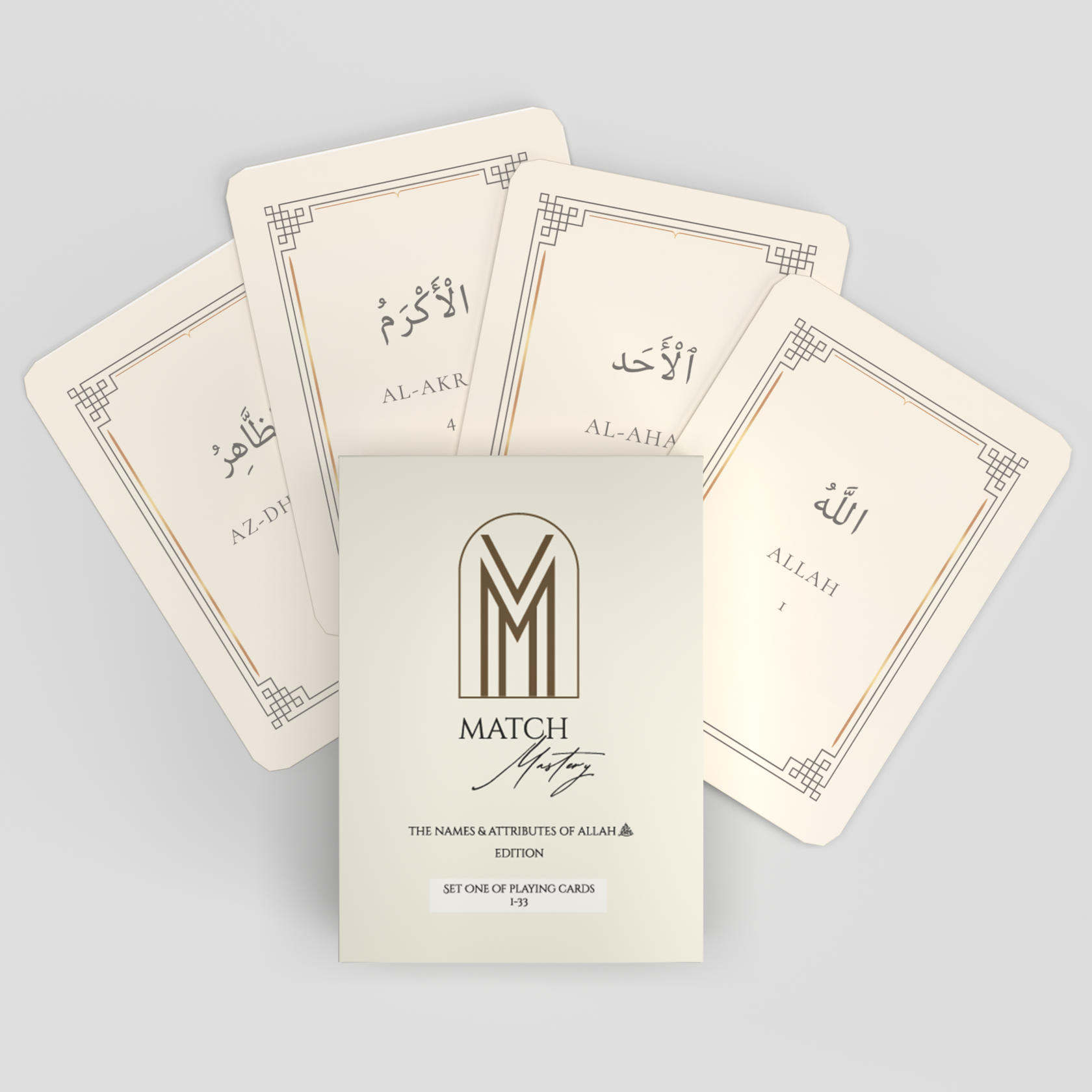 Islamic Card Game - Learn The 99 Names of Allah, Family Educational Fu ...